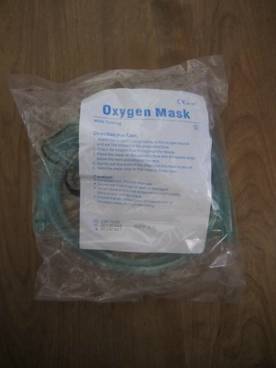 AirLife Adult Oxygen Mask Vinyl Under The Chin Style With, 56% OFF