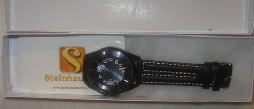 Impulse by STEINHAUSEN Men Watch IM8523LU Racing Stripe Quartz Black ...