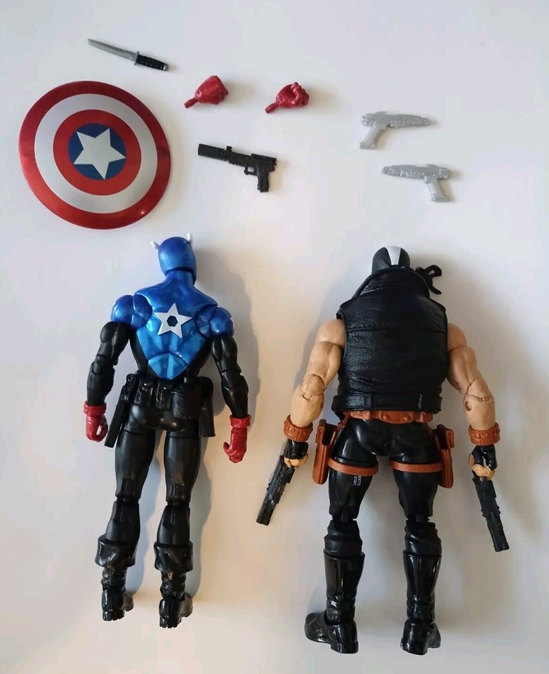 Marvel Legends CAPTAIN AMERICA (Bucky Barnes) Avengers & Crossbones ☠️ ...