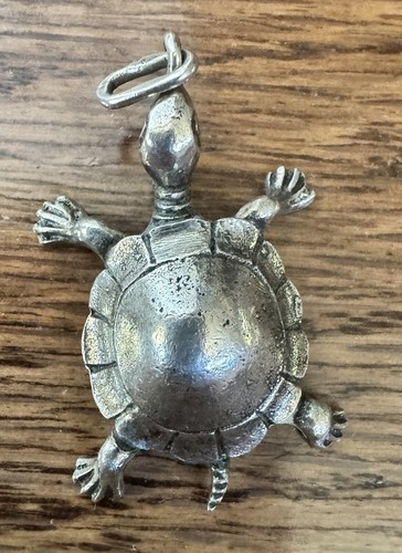 Large Turtle Pendant/Charm - Marked Sterling Germany - 7.62 Grams | eBay