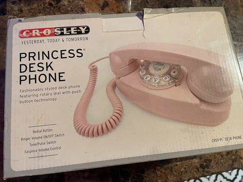 PINK PRINCESS PHONE ROTARY DIAL New In Box 1970 | eBay
