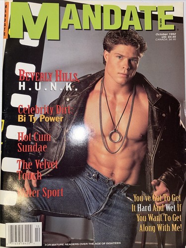 6 Vintage INCHES Mandates Jock magazines 80's -90's Gay Interest ...