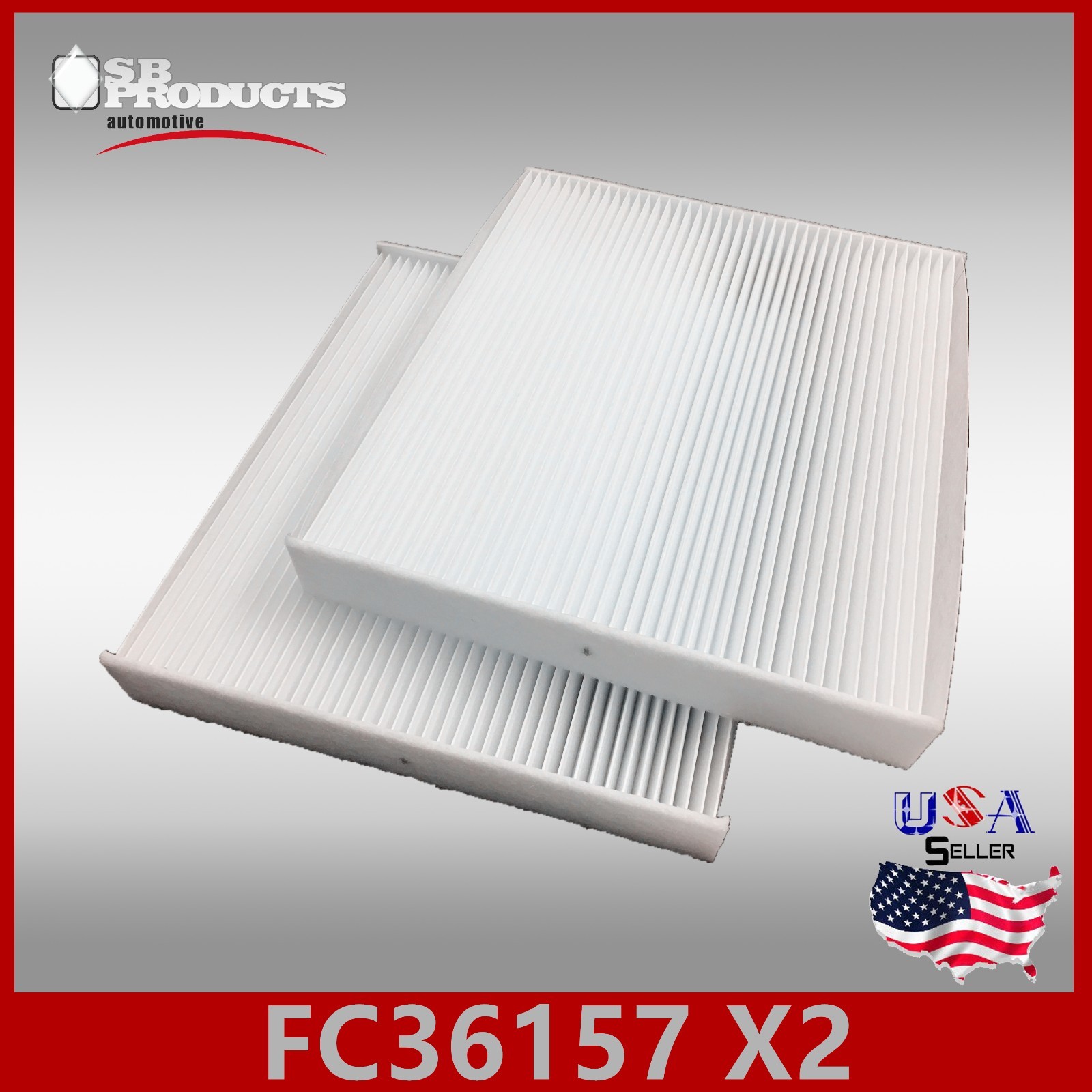 FC36157 2PC/SET 97133-2G000 CABIN AIR FILTER ~ 2010-11 AZERA & 2011-12 ...