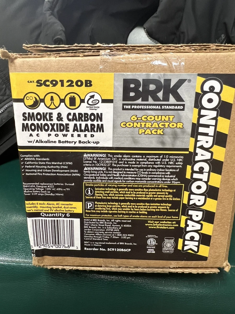 Sc9120b Brk Smoke Alarms