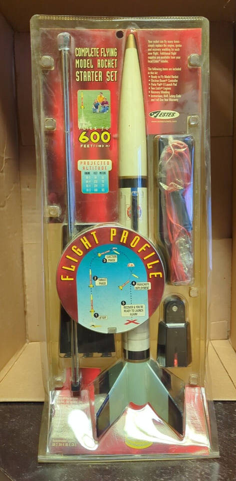Vintage Estes 2003 Flying Model Rocket Starter Set U.S.A Rocket Model # ...