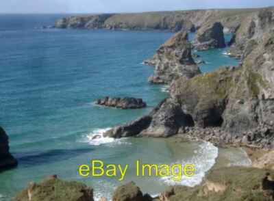 Photo 6x4 Bedruthan Steps Tregona Looking northwards to Park Head ...