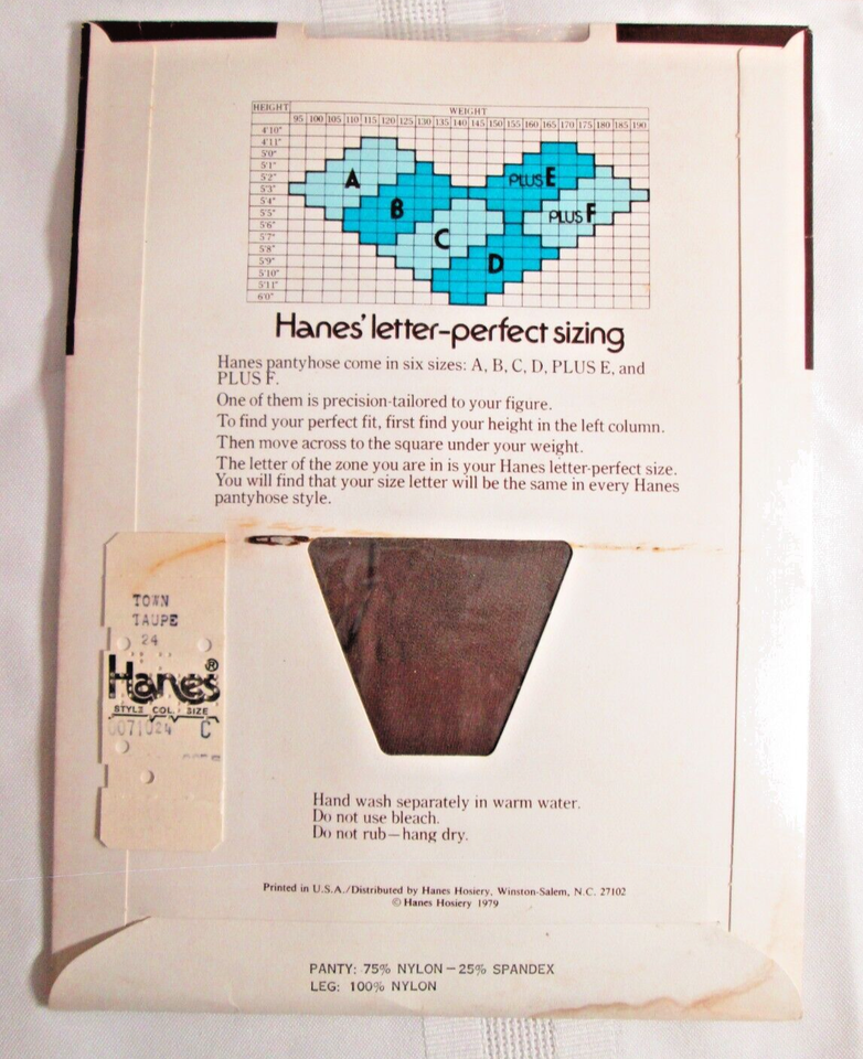 Hanes Ultra Sheer Pantyhose Tummy Control Size C Taupe Gentle Brown Lot ...