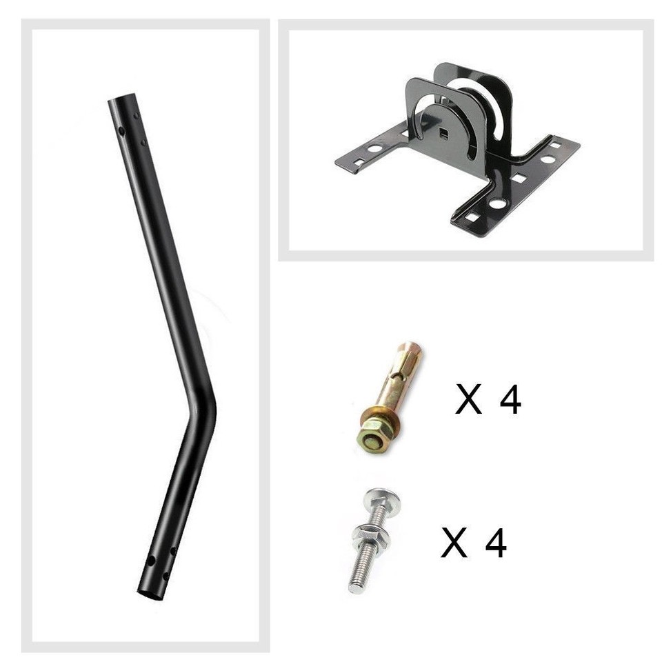 Adjustable Outdoor TV Antenna Satellite Dish J Pole Mount Base Tripod ...