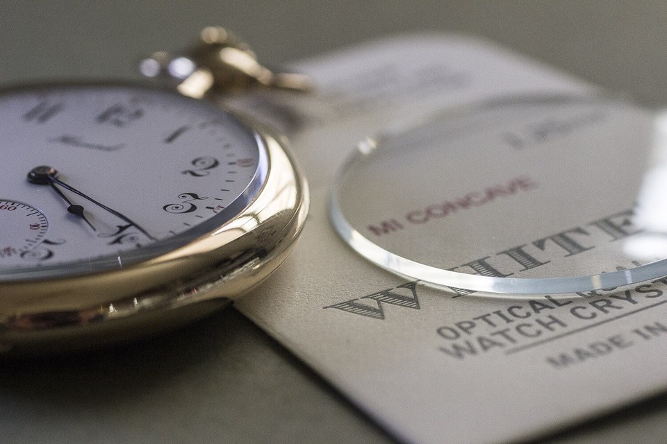 New 1.25mm Beveled Mineral Glass Pocket Watch Crystals 12s 14s 16s Made ...