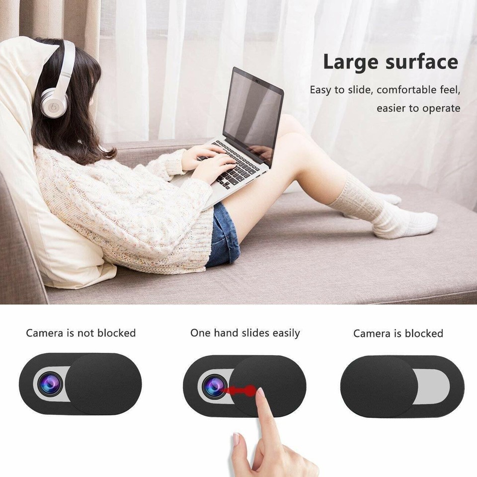 5 Webcam Cover Sticker Slide Camera Privacy Security Protect For Phone ...