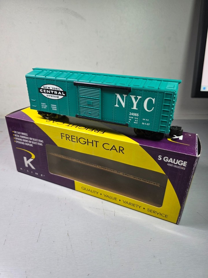 K-LINE K511-007 New York Central Box Car ++++ BRAND NEW ++++ OB ++++ | eBay