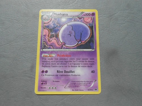 Carte Pokémon Noir et Blanc - Destinées futures 59/99 Mushana PV100 ...