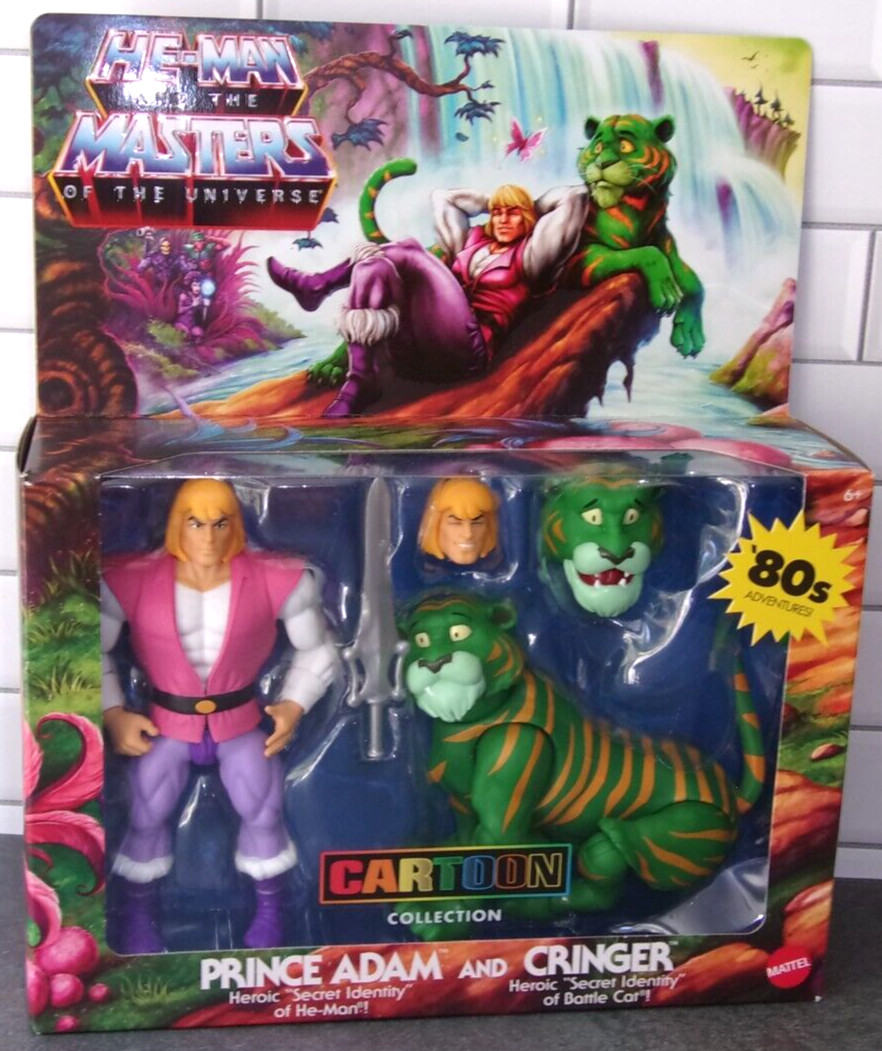 Masters of the Universe Retro PRINCE ADAM & CRINGER Origins Cartoon ...