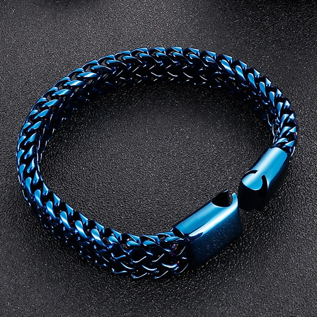18cm/20cm/22cm Blue 316L Stainless Steel Fraco Chain 18cm/20cm/22cm Blue 316L Stainless Steel Fraco Chain