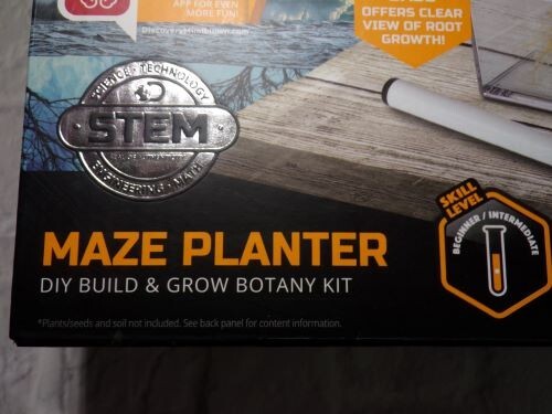 NEW Discovery Mindblown Maze Planter DIY Build Grow Botany Kit STEM ...