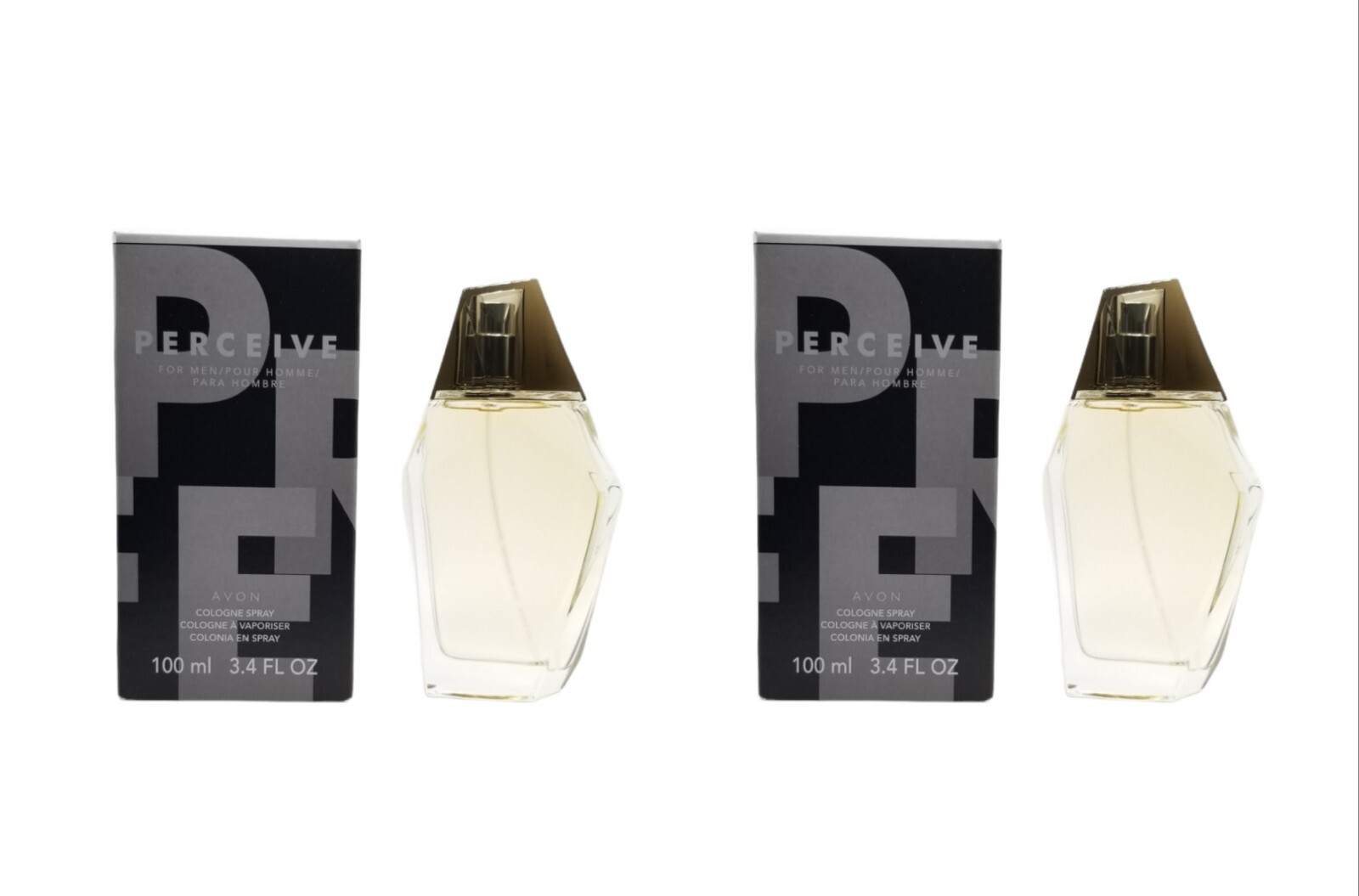 Avon Perceive Cologne Spray 3.4 oz Men- 2 BOTTLES | eBay