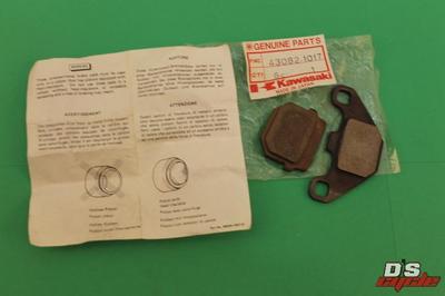 Kawasaki NOS NEW 43082-1017 Brake Pad Assy AR KXT AR80 AR50 KXT250 1982 ...