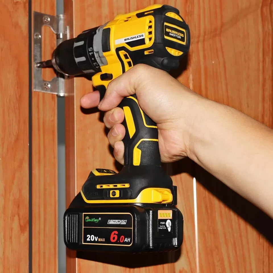 Waitley 2 Pack 20V 6.0A Replacement Battery Compatible with Dewalt ...