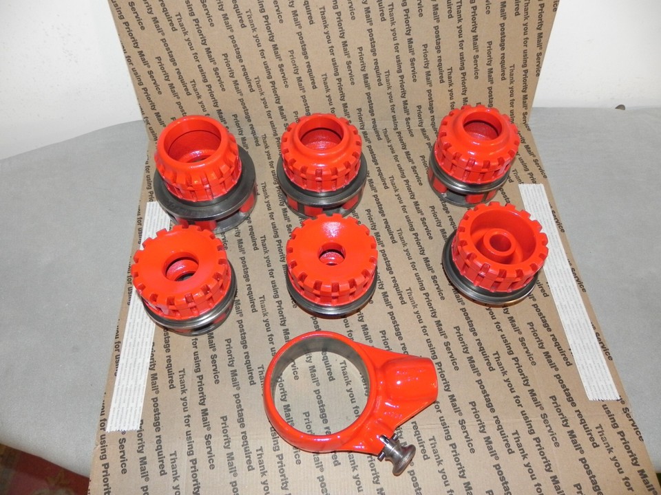 Ridgid 12R manual pipe threader Set 1/2 to 2" NPT with Ratchet rigid ...