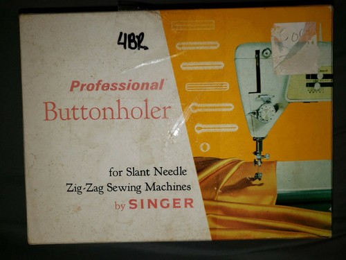 Vintage Singer Professional Buttonholer For Slant Needle Zig-Zag Sewing ...