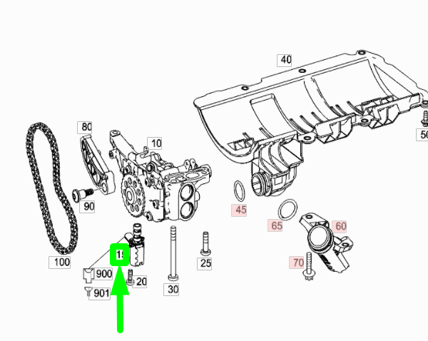Neuf Mercedes-Benz ML W166 Pompe à Huile Directionnel Valve Contrôle ...