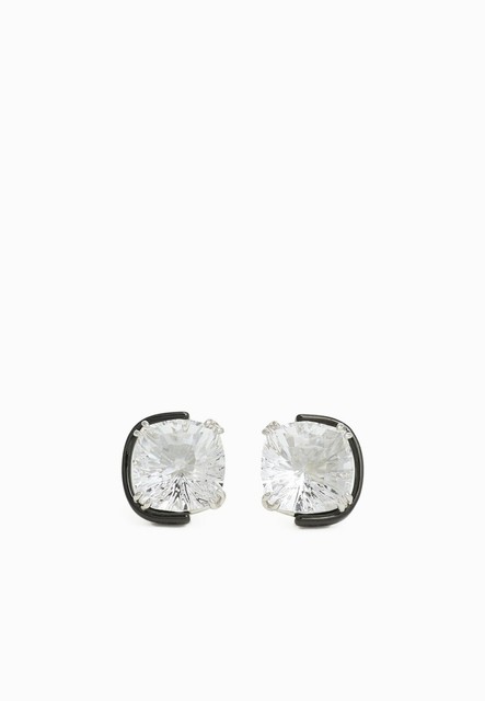 Authentic Swarovski Oversized White Crystal Harmonia Stud Earrings ...