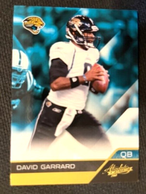 NFL - David Garrard 2011 Panini Absolute Football - Jaguars | eBay