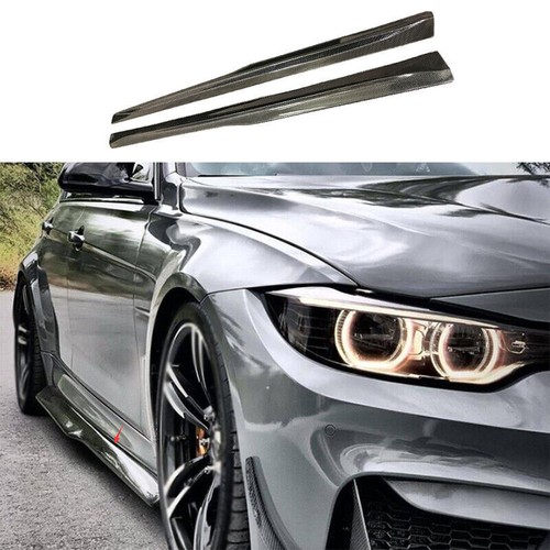 For 2014-2020 19 BMW F82 F83 M4 PSM STYLE Carbon Fiber Side Skirt ...
