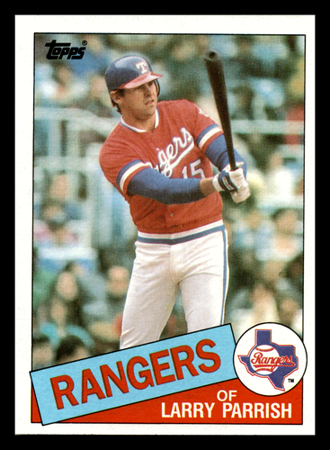 1985 Topps Larry Parrish #548 NM-MINT Texas Rangers | eBay