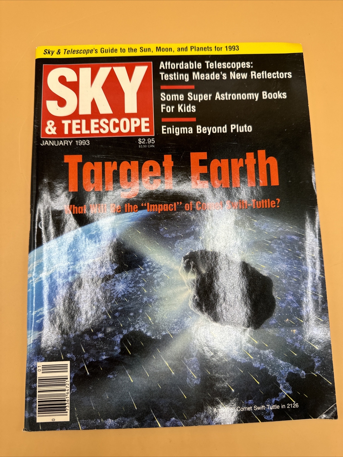 Sky and Telescope Magazine 1993 January Swift-Tuttle Astronomy VTG Vol ...
