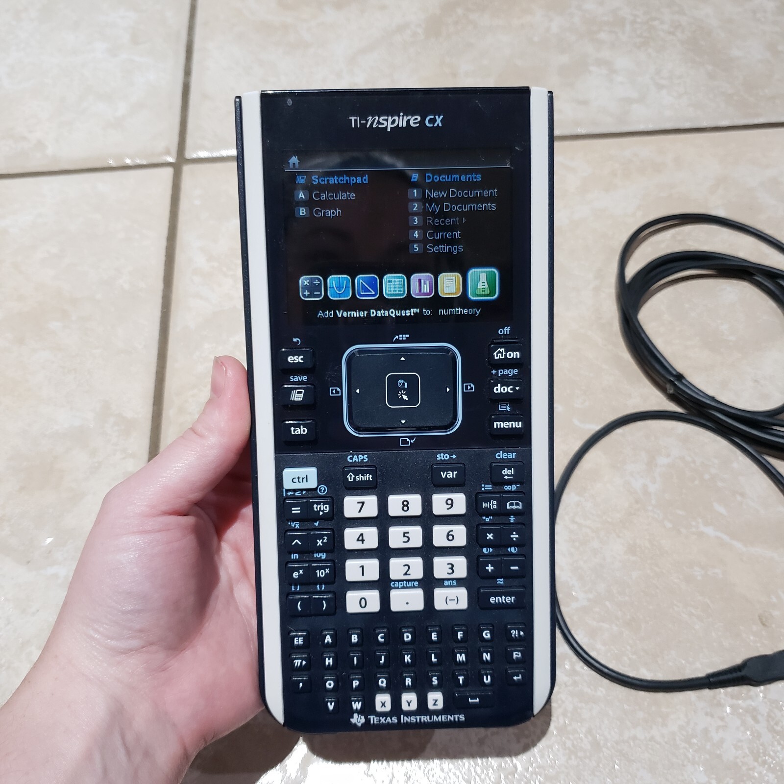 Texas Instruments TI-Nspire CX Handheld Graphing Calculator W/ Both ...