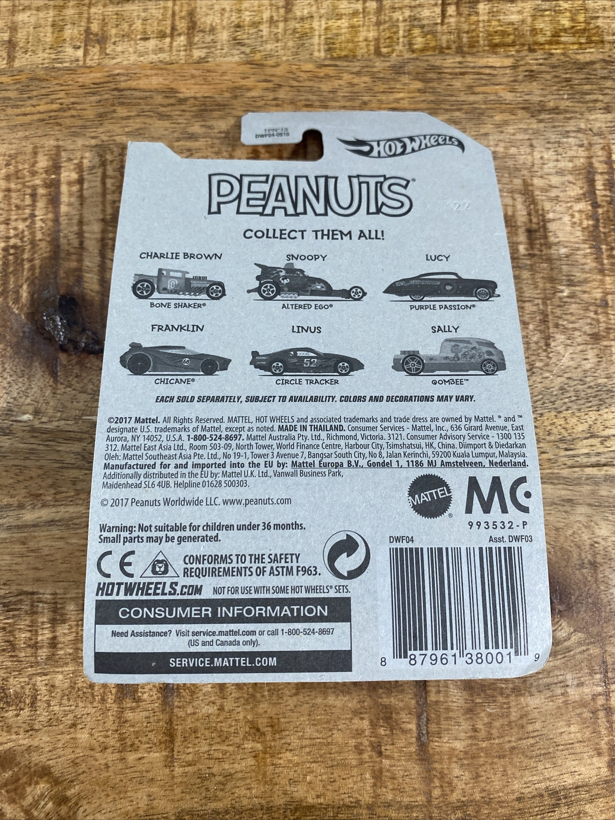 Hot Wheels Peanuts Snoopy Joe Cool 2017 Altered Ego Top Fuel Dragster Car Toy | eBay