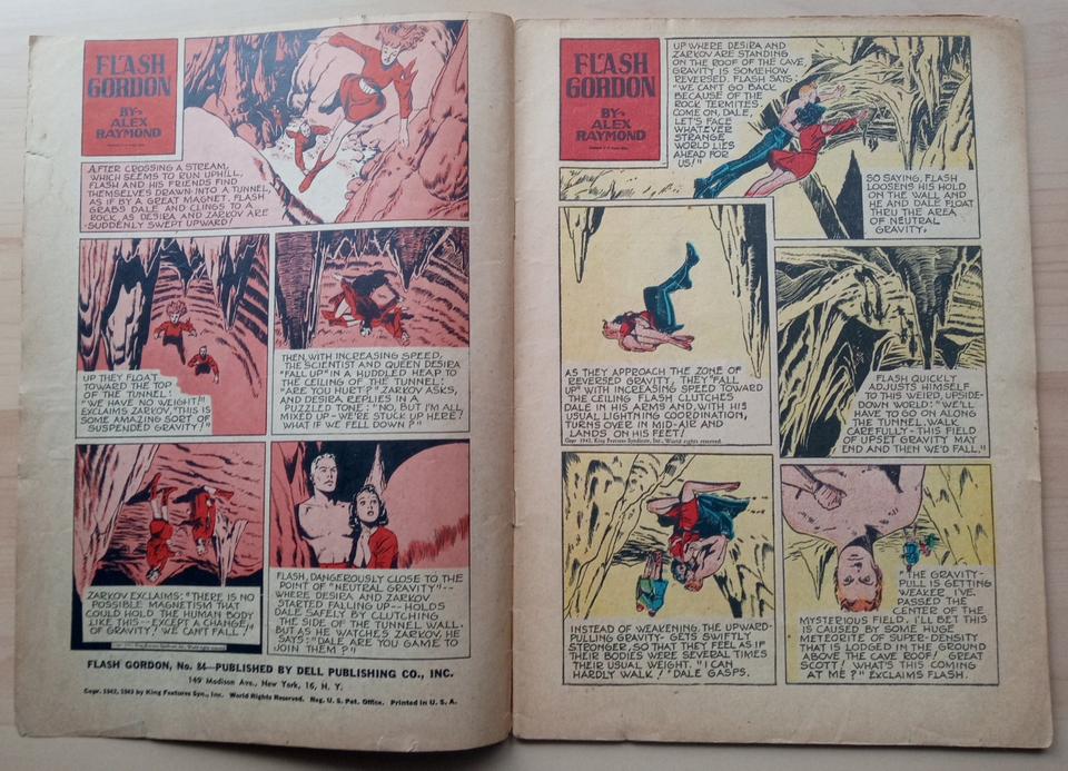 Flash Gordon Four Color Comic #84 1945 (Dell) The Fiery Desert by Alex ...