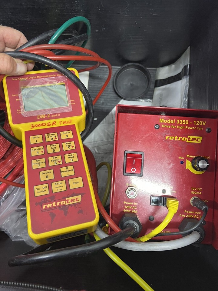 Retrotec Blower Door Test Equipment | Duct Testing Equipment | eBay