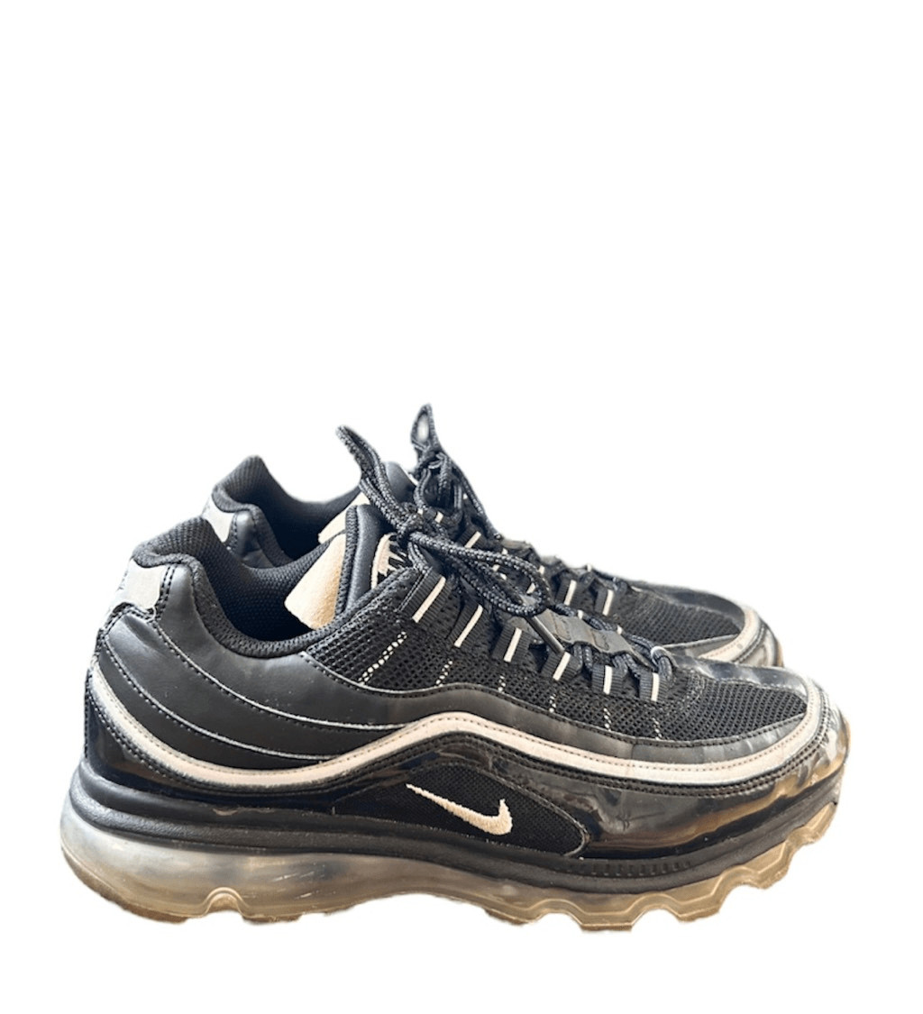 Nike Air Max 24-7 Black Metallic Silver Men’s Size 10 - Gem