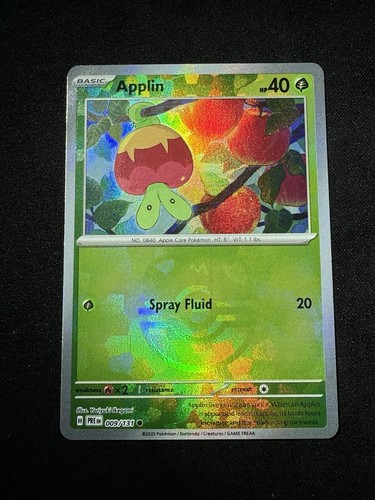 Applin (Master Ball Pattern) 009/133 Sv: Prismatic Evolutions Holo | eBay