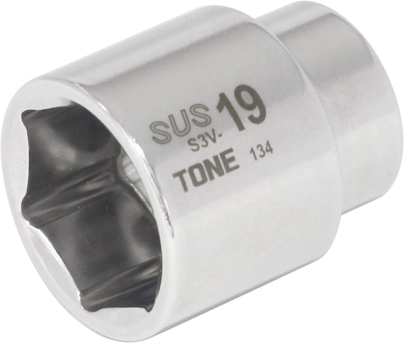 tone (TONE) SUS socket (hexagon) S3V-19 inserti S3V-19: Width across ...