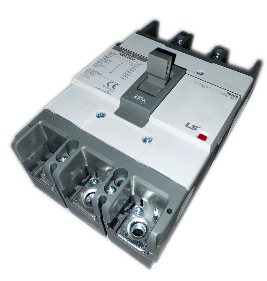 LS Metasol ABN 203c-250A LG/LS Circuit Breaker, 3P, 250Amp, 690V, 50/60 ...