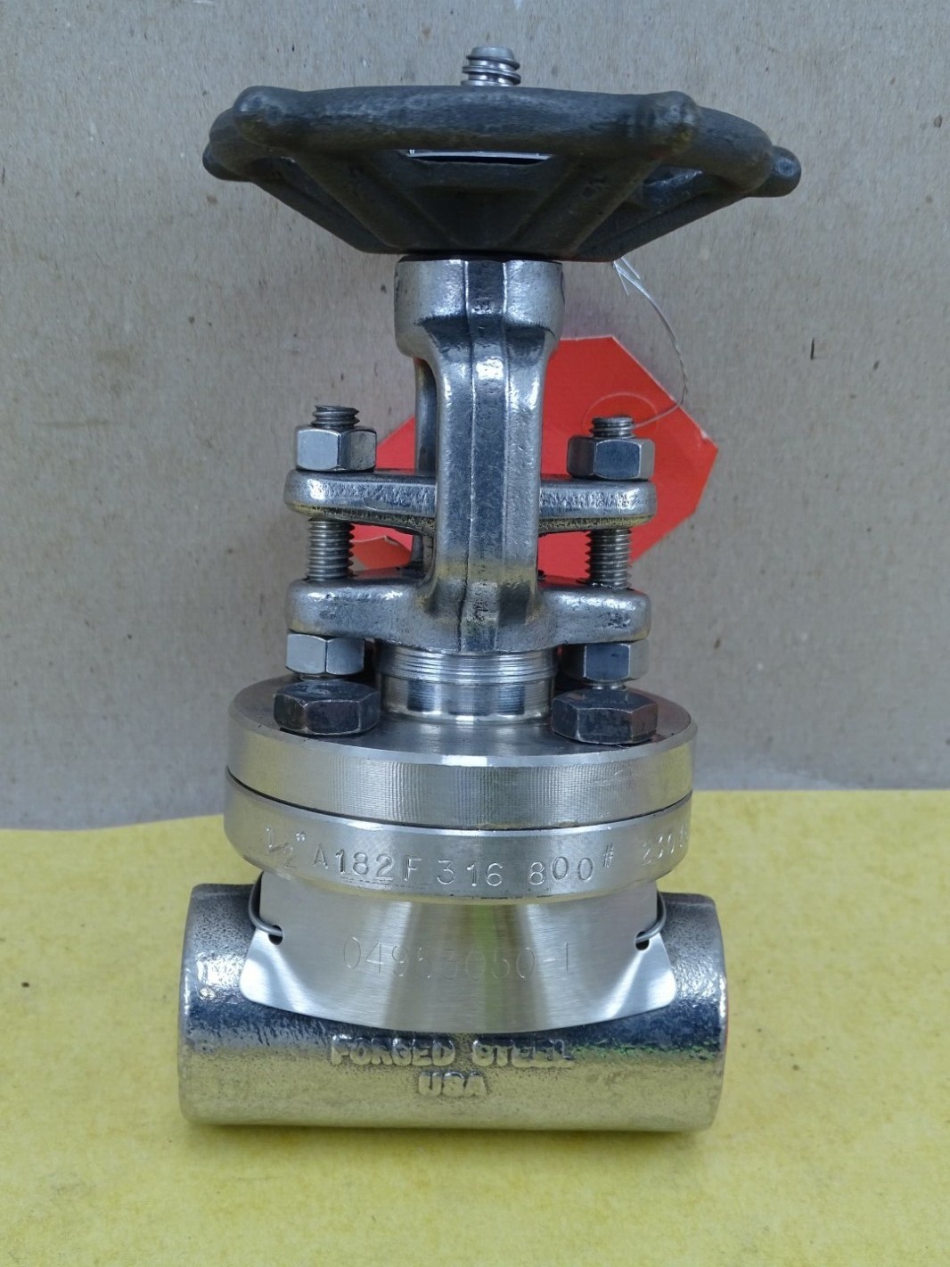 Vogt Outside Stema and Yoke Gate Valve 1/2" A182F316 800#, 230187 | eBay