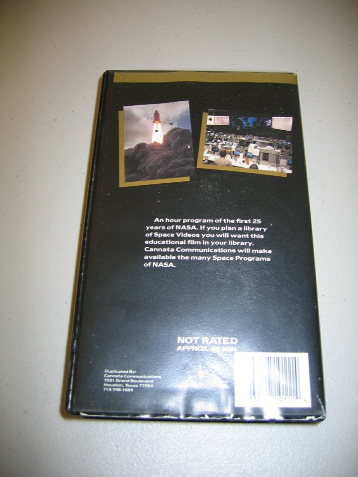 NASA-- the 25th year VHS Collectors edition | eBay