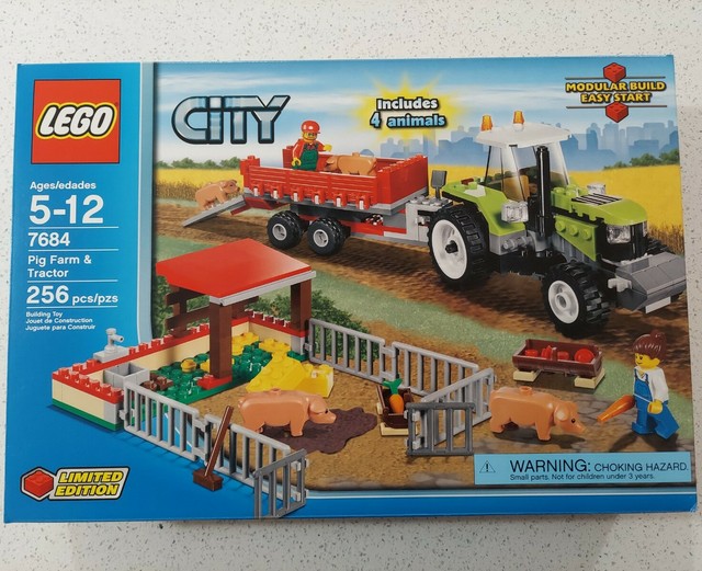 LEGO CITY: Pig Farm & Tractor (7684) for sale online | eBay