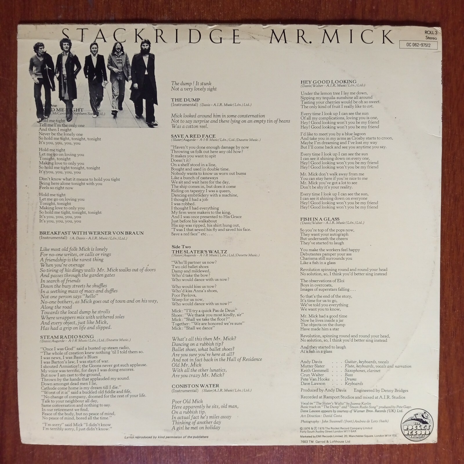 Stackridge – Mr. Mick [1976] Vinyl LP Synth Pop Art Classic Prog Rock ...