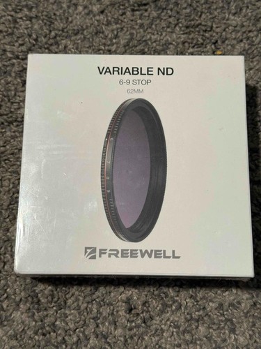 Freewell 62mm Threaded Hard Stop Variable ND Filter Bright Day 6 to 9 ...