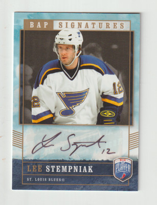 06/07 BE A PLAYER LEE STEMPNIAK #LS BAP SIGNATURES AUTOGRAPH NRMT | eBay