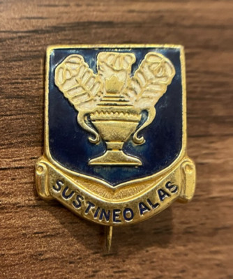Sustineo Alas WWII US Army Air Force Sterling Silver Top Unit Pin | eBay