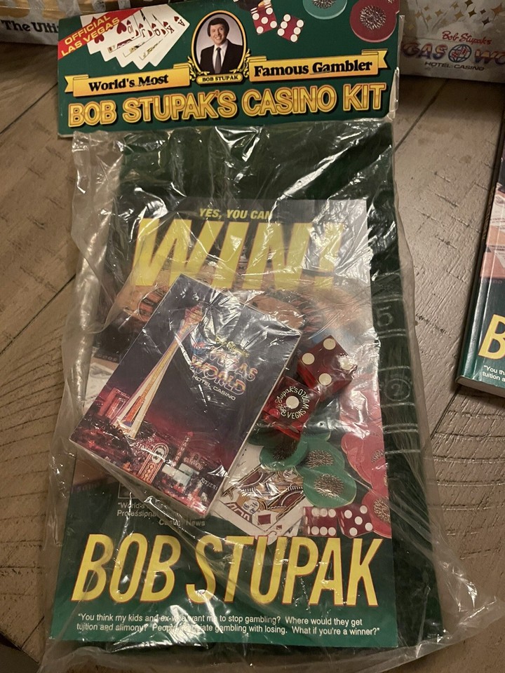 Vintage Bob Stupak's Casino Kit Brand New In Unopened Package | eBay
