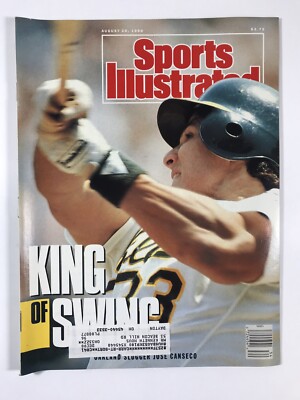 Sports Illustrated Magazine (August 20, 1990) (Jose Canseco, Oakland ...