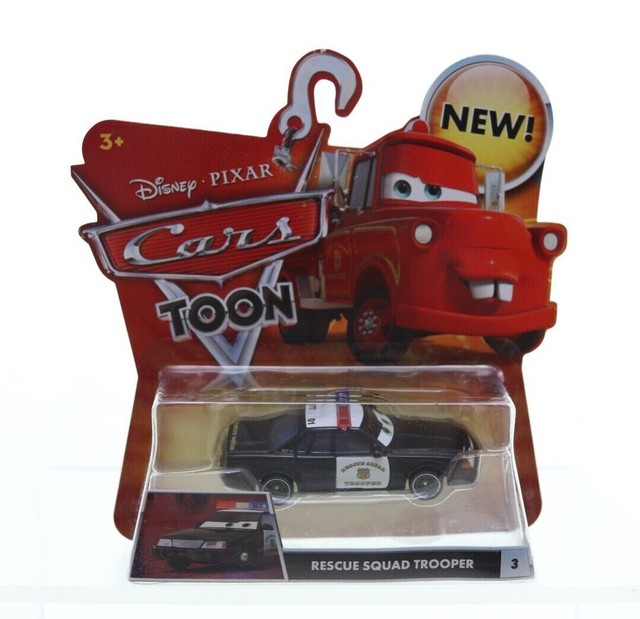 Rescue Squad Trooper Cars Toon Disney Pixar 3 P7226 WOC P6745 for sale ...