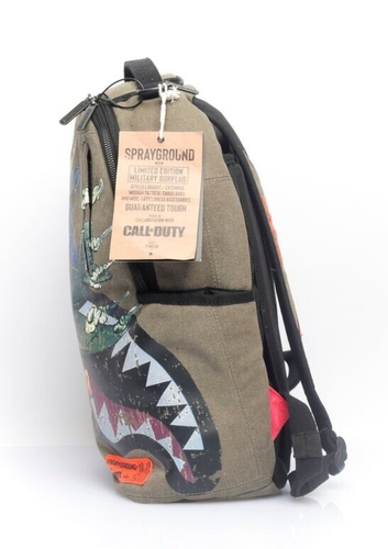 Sprayground Call Of Duty Backpack Camouflage Books Bag Laptop Gym Back ...