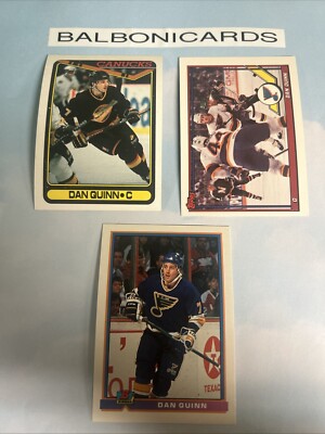 Dan Quinn Vancouver Canucks 3 Card Lot! Topps Bowman NM+ Free Shipping ...